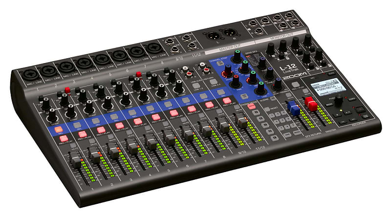 Zoom L-12 12-Channel Digital Mixer, Recorder, and USB Audio | Reverb