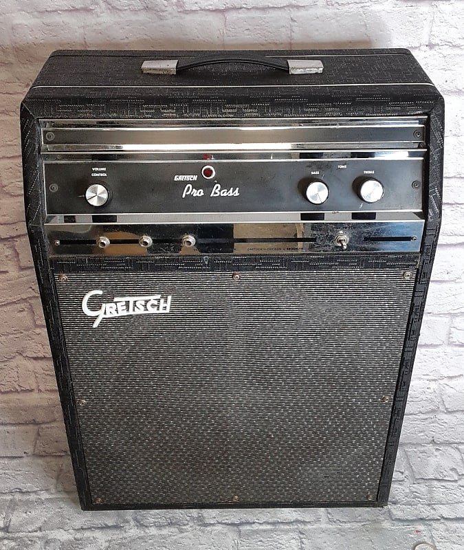 Vintage 1960's Gretsch PRO Bass Tube Amp 2x6L6 w/ 15" Jensen | Reverb
