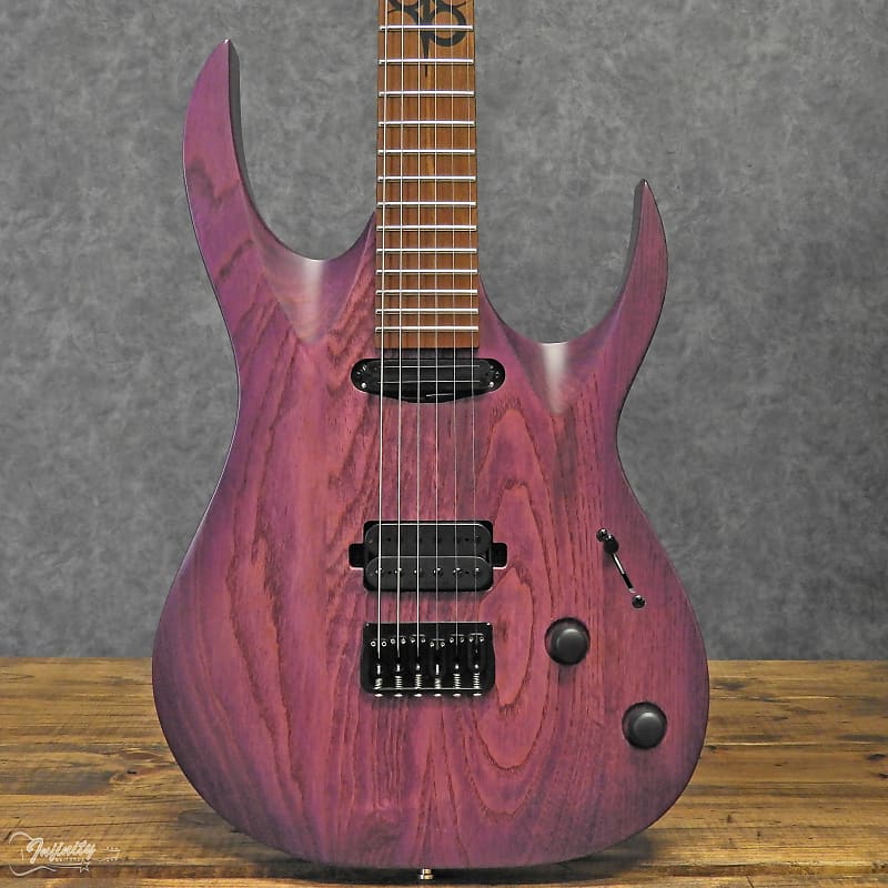 Solar Guitars AB1.6HTPB - Trans Purple Bust Matt | Reverb
