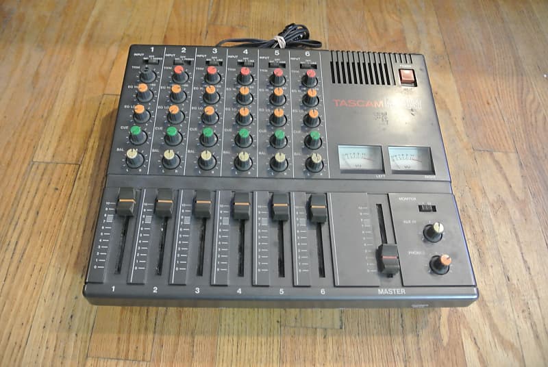 Vintage Analog Tascam M-06ST Stereo Phono Preamp Mixer MIJ | Reverb