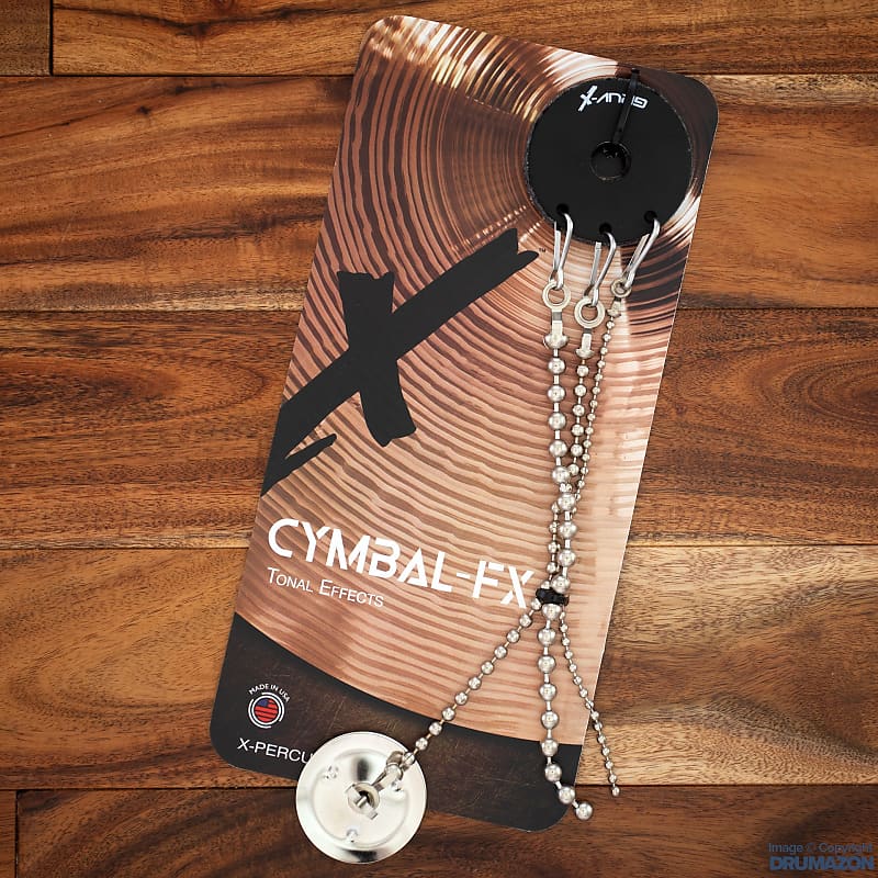 X-PERCUSSION CYMBAL-FX CUSTOMIZABLE CYMBAL SIZZLE CHAIN | Reverb