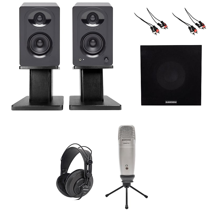 (2) Samson M30 3" Active Studio Monitor | Reverb