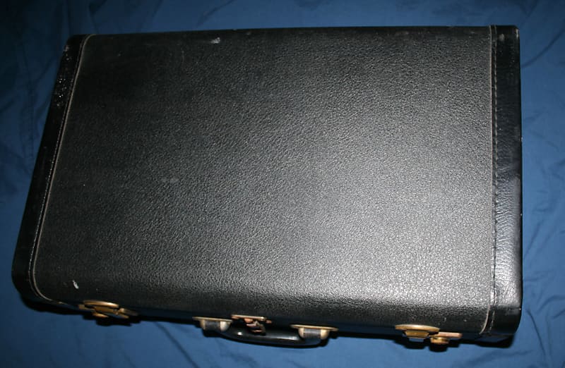 Benge trumpet case - Burbank era triple case 1960s black | Reverb