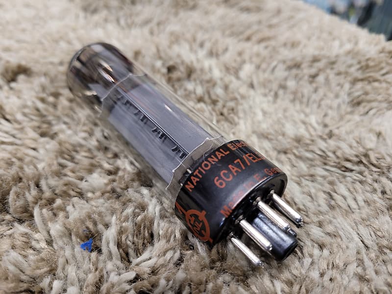 National Electronics EL34/6CA7 Tube 1970s | Reverb
