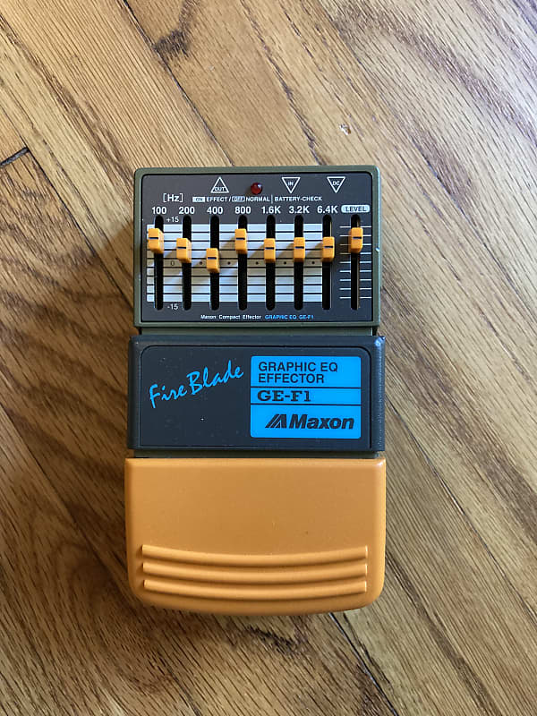 Maxon GE-F1 Fire Blade Graphic EQ Effector | Reverb