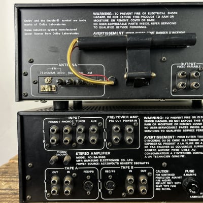 Samsung SA-3500 Integrated Amplifier & TU-3500 AM/FM Tuner | Reverb
