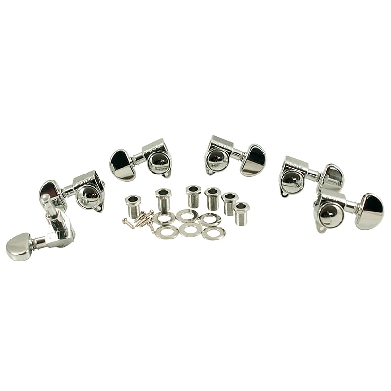 Grover 3 Per Side Roto-Grip Locking Rotomatics Chrome With | Reverb