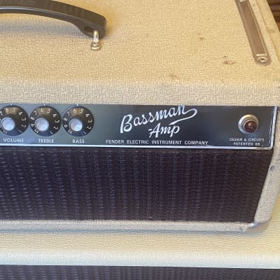 1962 Fender Bassman Head with 1972 Fender Bassman chassis - | Reverb