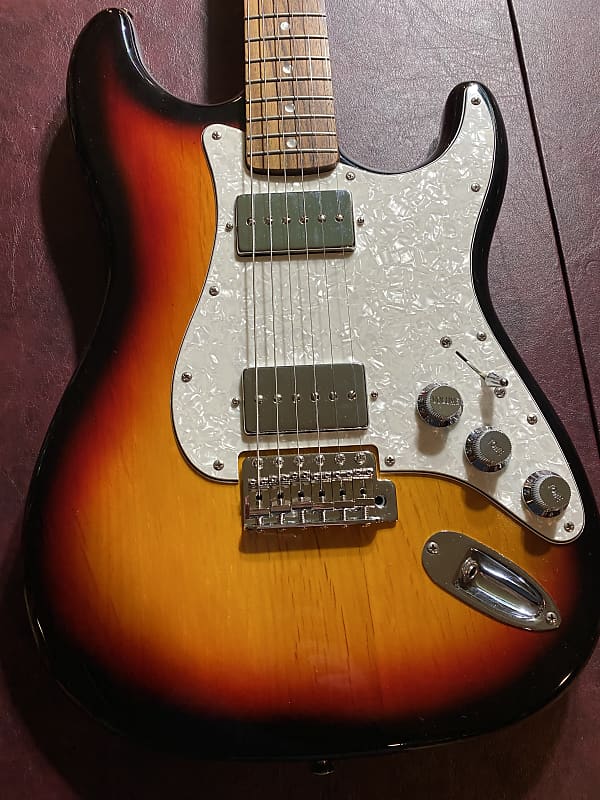 Custom Stratocaster HH Loaded Body P-90’s Vintage Sunburst | Reverb