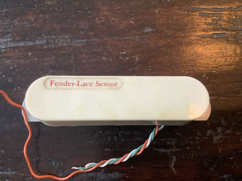 Fender Lace Sensor Red Stratocaster Pickup Aged White | Reverb