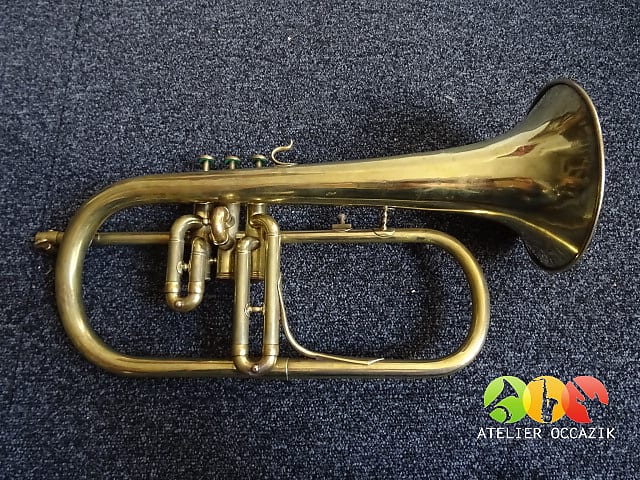 Couesnon Bugle sib laiton brut 1912 | Reverb