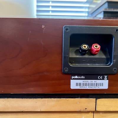 Polk Audio CSi A4 Center Speaker; Cherry 180 W 8 Ohms; Tested | Reverb