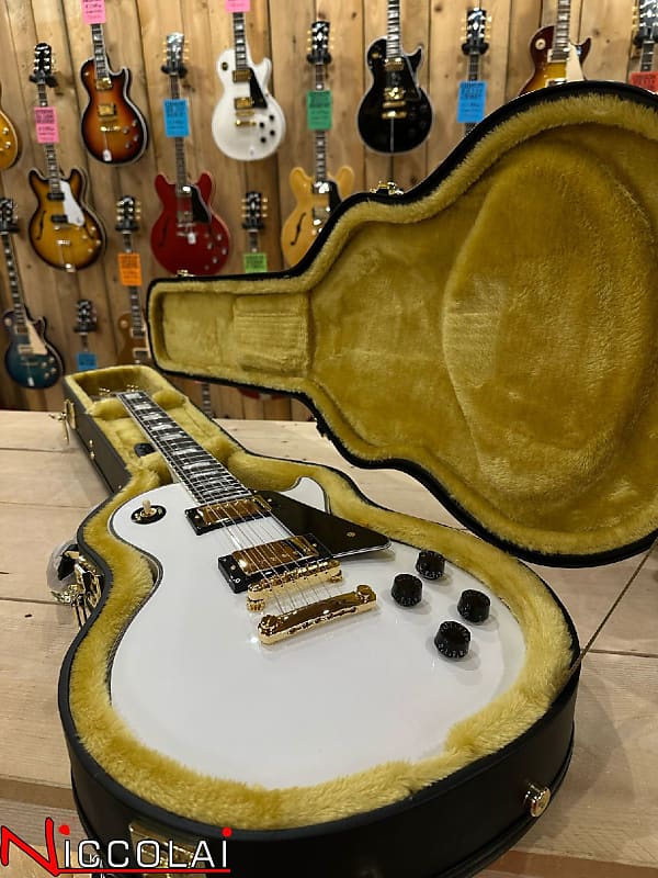 EPIPHONE Les Paul Custom Alpine White + CASE | Reverb España