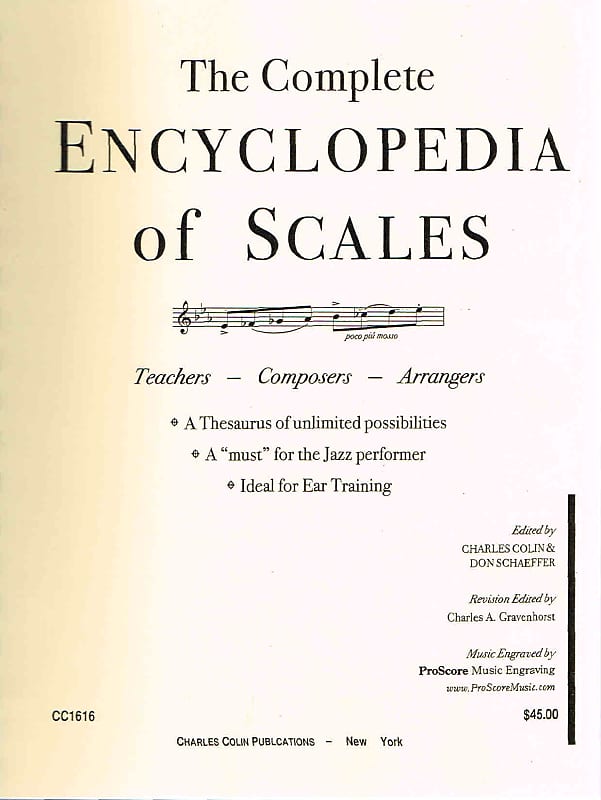 The Complete Encyclopedia of Scales by Charles Colin & Don | Reverb