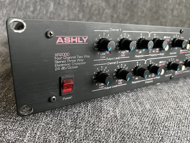 Ashly XR2000 Four Channel 2-way/3-way Electronic Crossover | Reverb