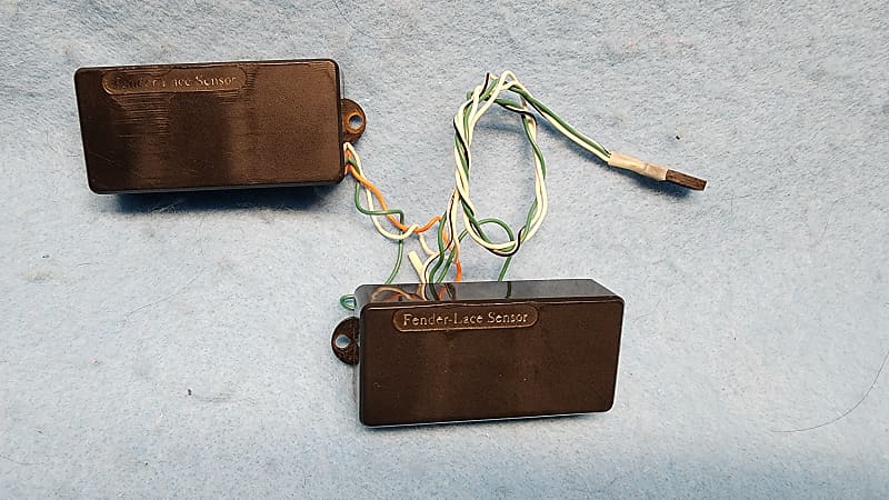 Vintage Fender Lace Sensor Precision Bass pickup Black W/ | Reverb
