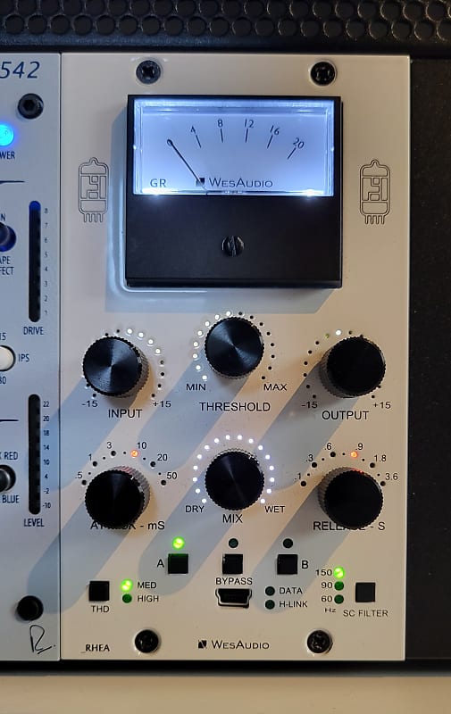 WesAudio RHEA ng500 500 Series Stereo Vari-Mu Tube Compressor | Reverb