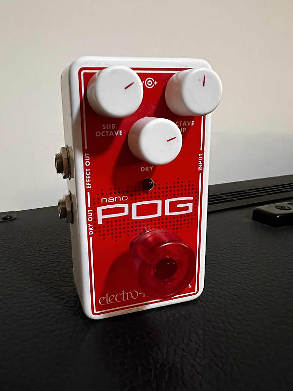 Electro-Harmonix Nano Pog Octave Pedal Red | Reverb
