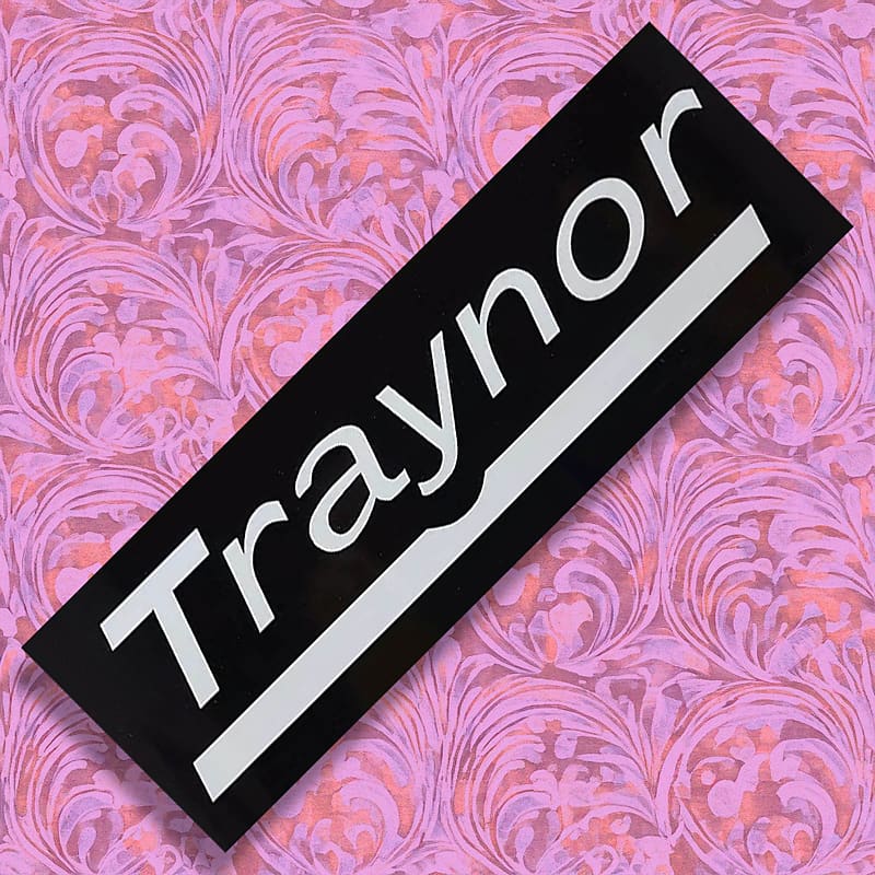 TRAYNOR AMPLIFIERS STICKER INSANELY RARE LIMITED EDITION AMP | Reverb