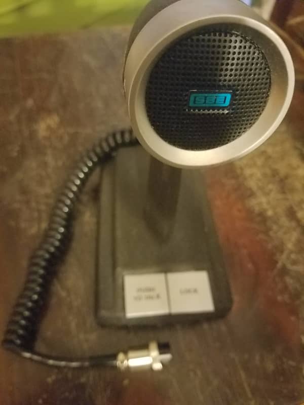 SBE Desk Mic 1980s Black Textured Paint | Reverb