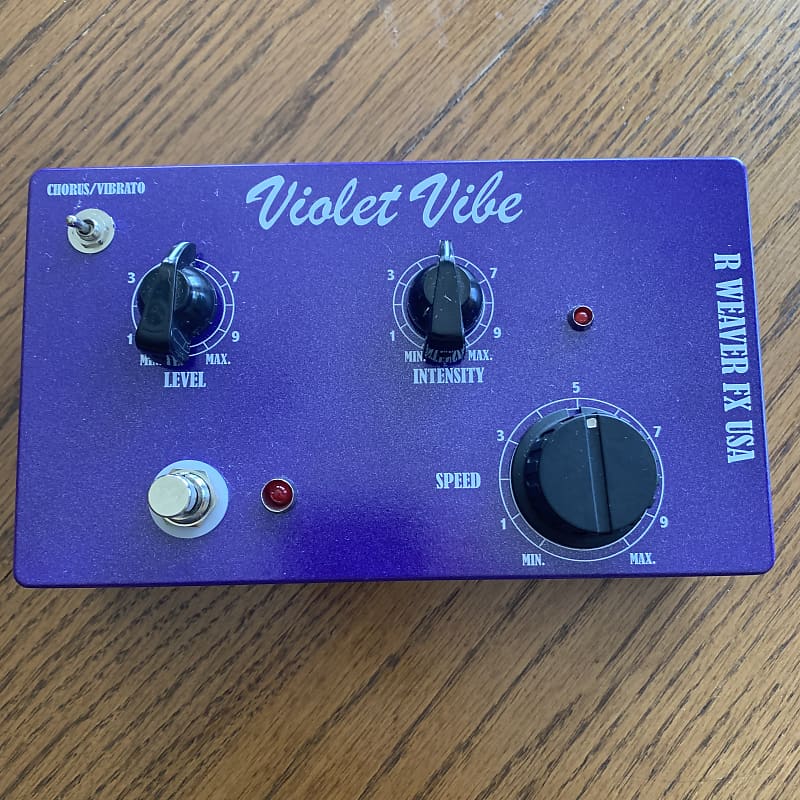 R Weaver FX USA R Weaver Violet Vibe Chorus Vibrato - Violet | Reverb