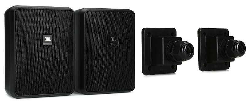 JBL Control 25-1 Indoor/Outdoor Speakers - Black (pair) | Reverb