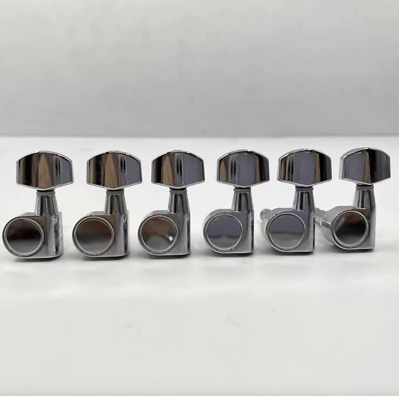6L Left Hand Guitar Machine Heads Tuning Pegs Keys | Reverb Australia