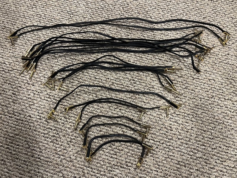 RockBoard Flat Patch Cable lot - (21) pedal board cables | Reverb