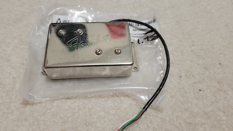 Fender TEB101-NI Wide Range Humbucker Tele Bass Pickup | Reverb