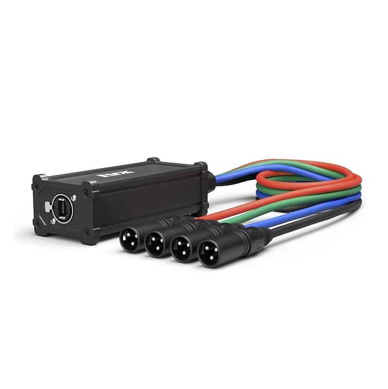 LyxPro 3 feet XLR to RJ45 Ethercon Audio Snake 4 Channel 3 | Reverb