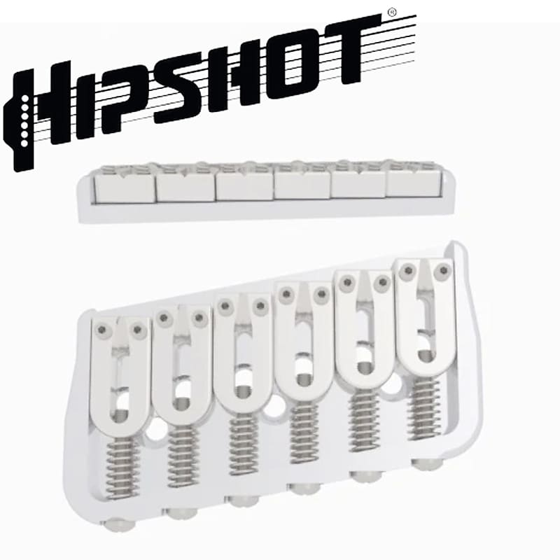 USA Hipshot 6 String Multi-Scale Fixed Guitar Bridge 11° | Reverb