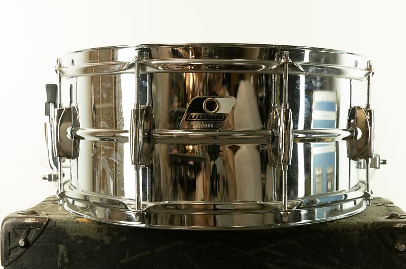 2000s Ludwig 6.5x14 Rocker Steel Snare Drum | Reverb