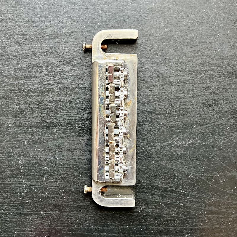 Unbranded Bad Ass style adjustable wraparound bridge - Aged | Reverb