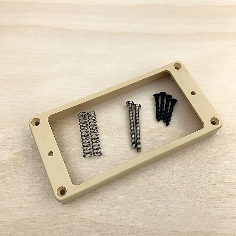 Schaller Pickup Ring Plastic Straight High Cream 17043113 | Reverb UK