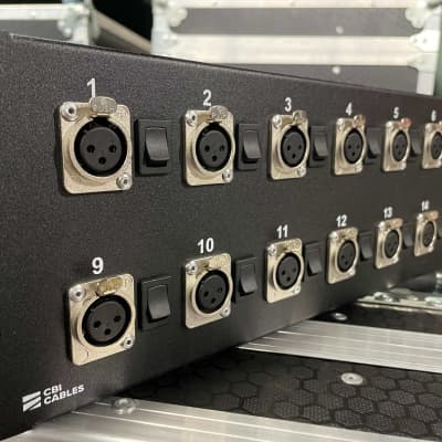CBI Cables 16 Ear Splitter Snake Box Rack w/ 5ft/30ft | Reverb