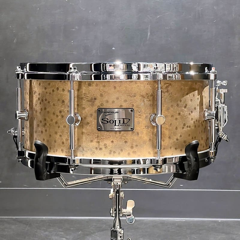 CANOPUS SMB2-1465 [Patina Solid Brass Snare Drum 146.5] | Reverb UK