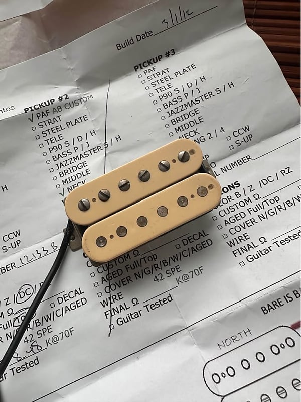Sheptone - Jimmy Page - DOUBLE CREAM - Bridge - 4 Conductor | Reverb