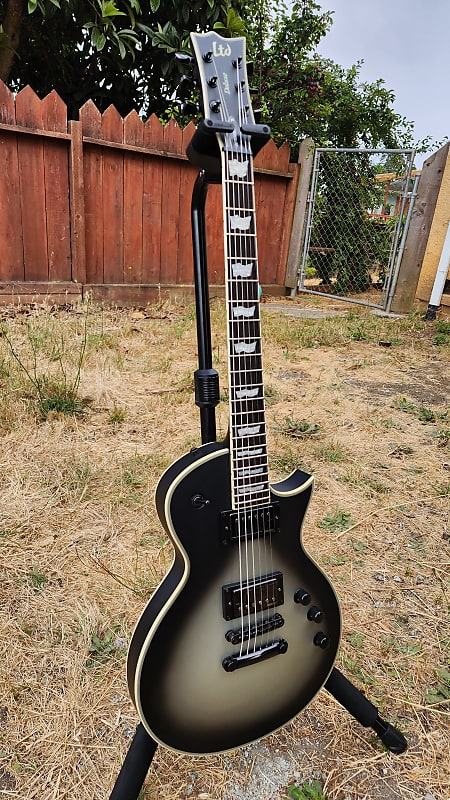 ESP LTD EC-1000T CTM - Silver Sunburst Satin with Fishman | Reverb