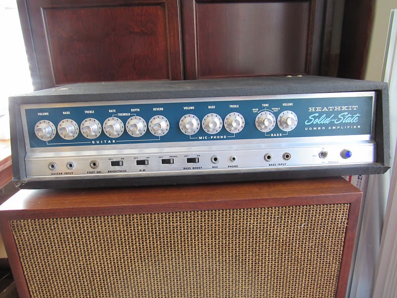 Heathkit TA17 solid state multichannel guitar combo amplifier | Reverb
