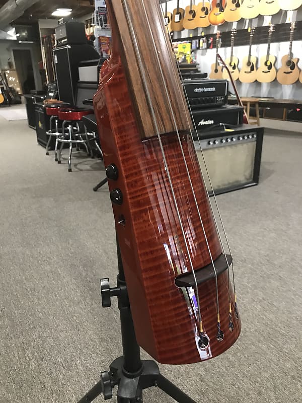 NS Design Wav 4 Electric Upright Bass w/ Stand and Gigbag | Reverb