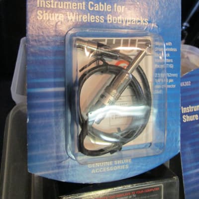 Shure WA302 TA4F 4 Pin Mini Connector to 1/4" TS Male Cable - | Reverb