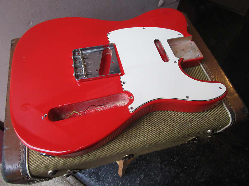 Fender Telecaster 1997 Fiesta Red Body 4 Bolt Japan ? USA? | Reverb