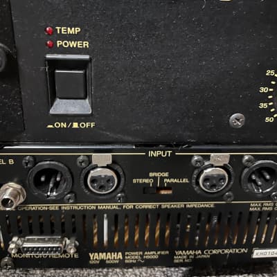 Yamaha H5000 Power amplifier 1400w Bridge | Reverb
