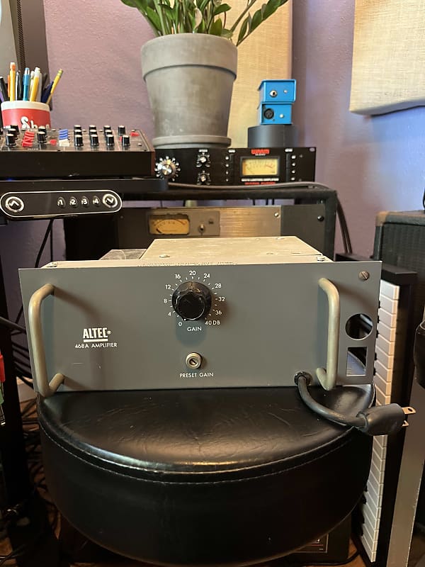 1971 Altec 468A Amplifier Vintage Original Solid State Mic | Reverb