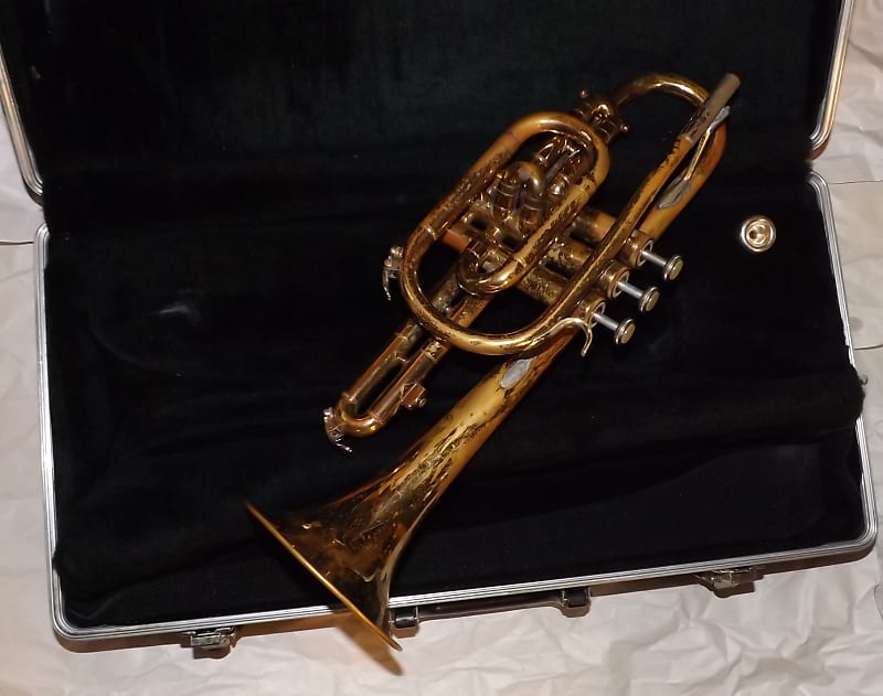 Selmer Bundy Cornet Brass, USA, with case/mouthpiece, good | Reverb UK
