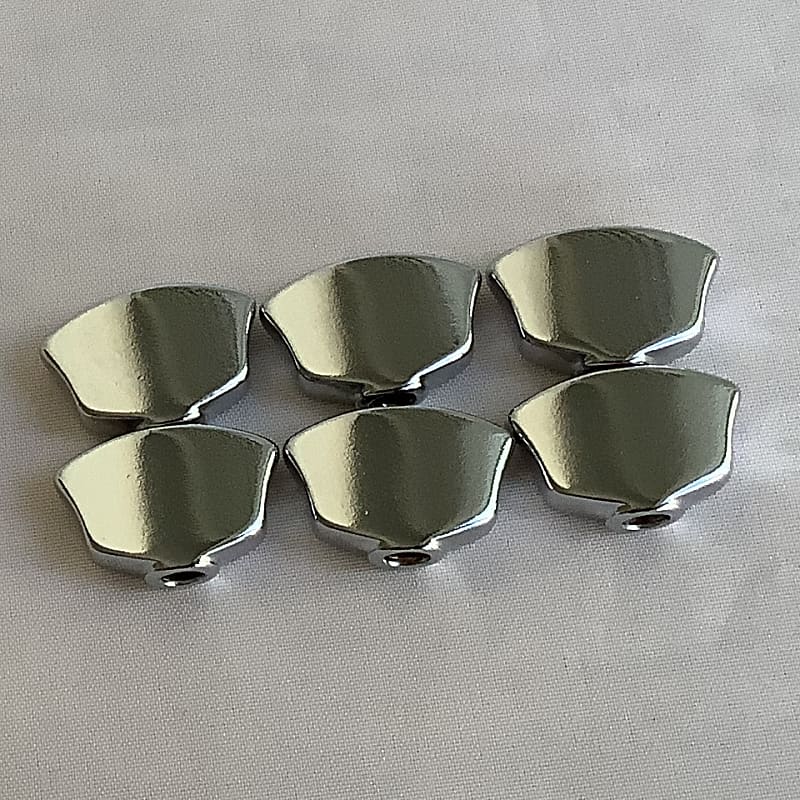 Sperzel Replacement Tuner Buttons, #2 Chrome, Set of 6 | Reverb