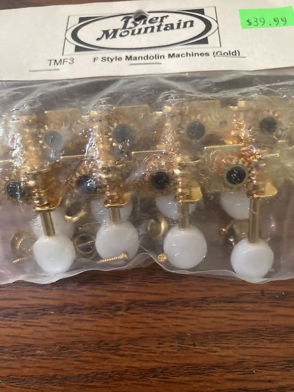 Tyler mountain Mandolin machine heads 2022 Gold and Pearloid | Reverb