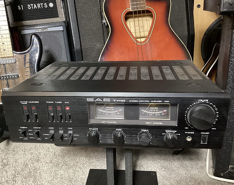 Vintage~RARE! SAE TWO C3A Integrated Stereo Amplifier Made in | Reverb