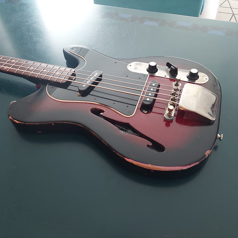 Jolana Iris Bas Vintage Telecaster Bass Guitar | Reverb
