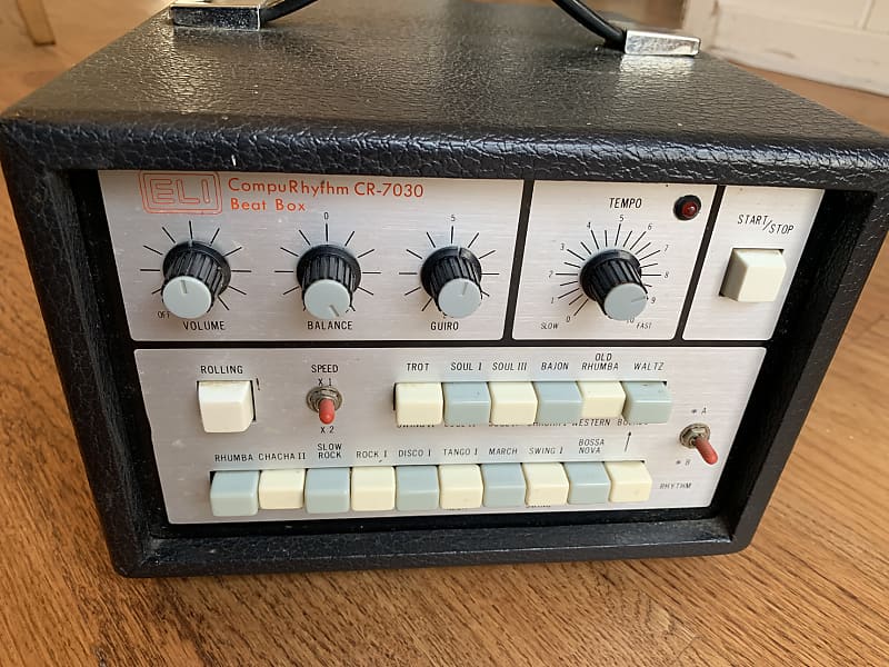 ELI CompuRhythm 7030 Drum Machine - 70s Rare Beat Box | Reverb